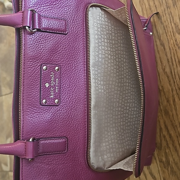 kate spade | Bags | Kate Spade Baxter Street Fernrose Pebbled Leather ...